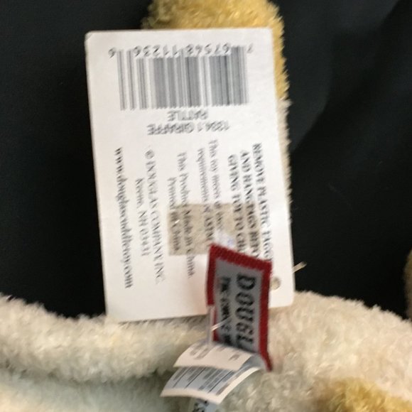 Douglas Cuddle Toys | Toys | Rare Htf Baby Yellow Giraffe Rattle Plush ...